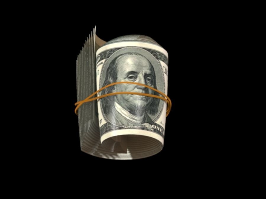 3D model cash dollars VR / AR / low-poly | CGTrader