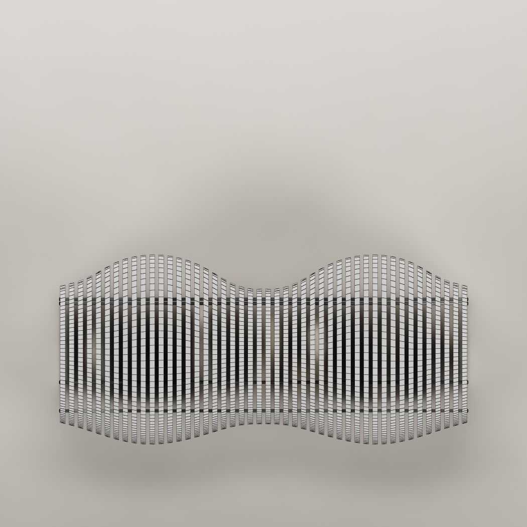 Parametric bench 02 3D model | CGTrader