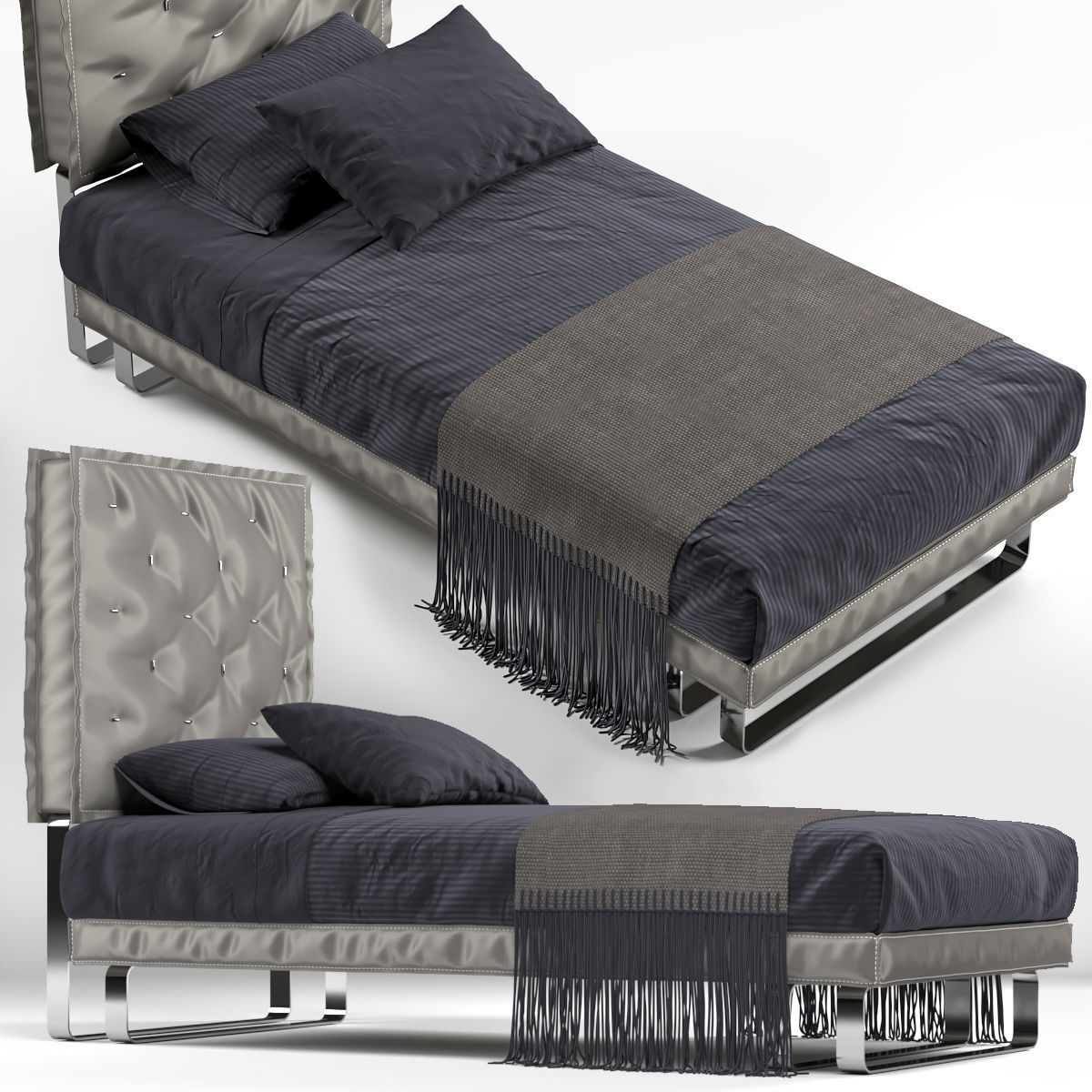 SINGLE BED 07 3D model | CGTrader
