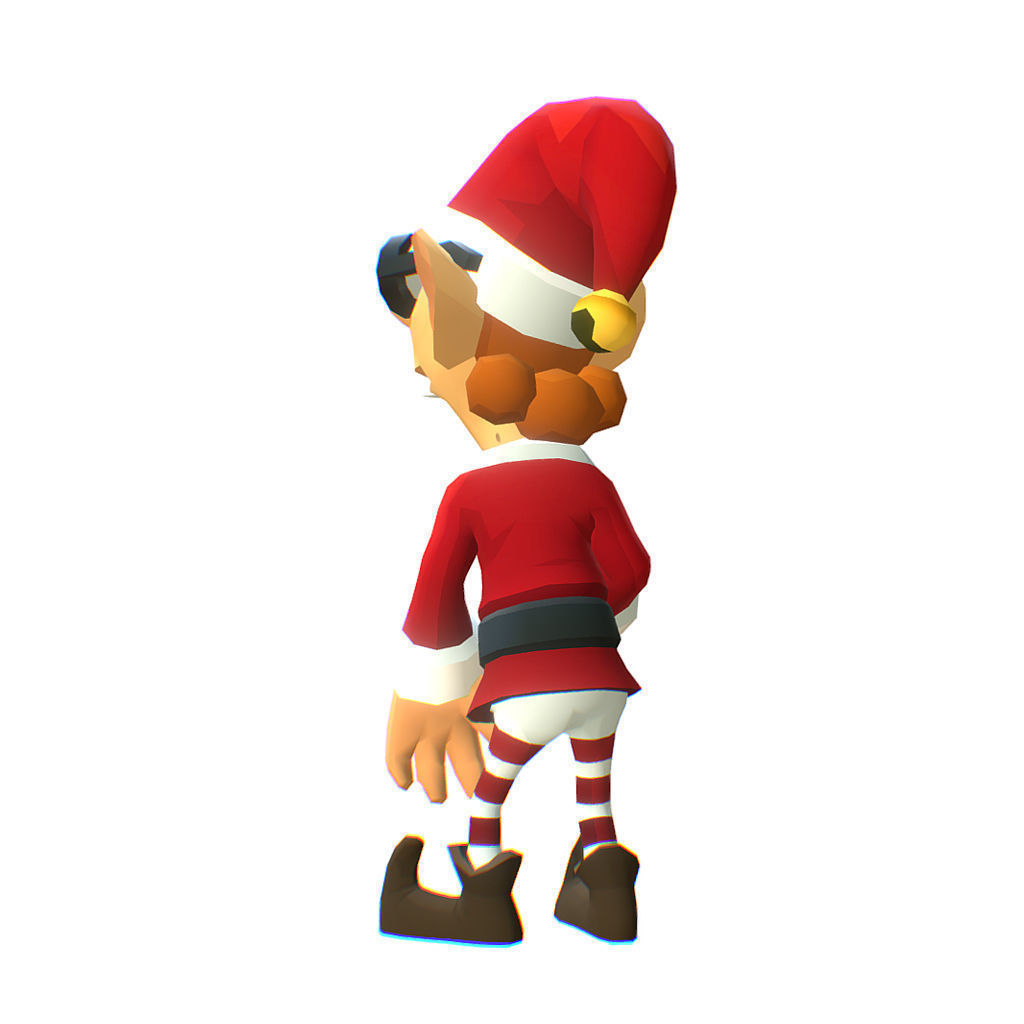 3D model Santas Elves - Toon Series VR / AR / low-poly rigged | CGTrader