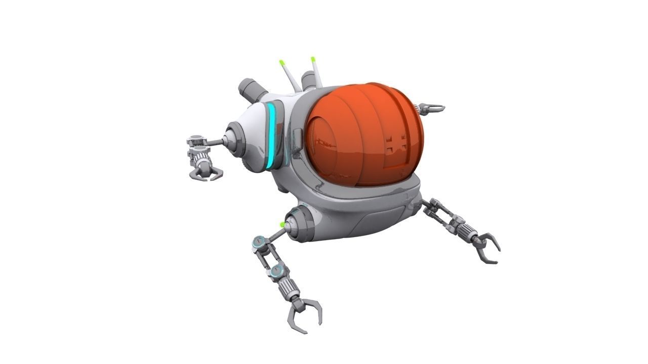 Nanobot 3D model | CGTrader