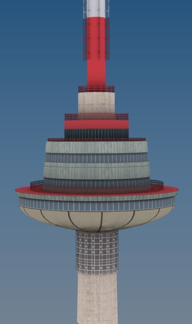 3D model Vilnius TV Tower VR / AR / low-poly | CGTrader