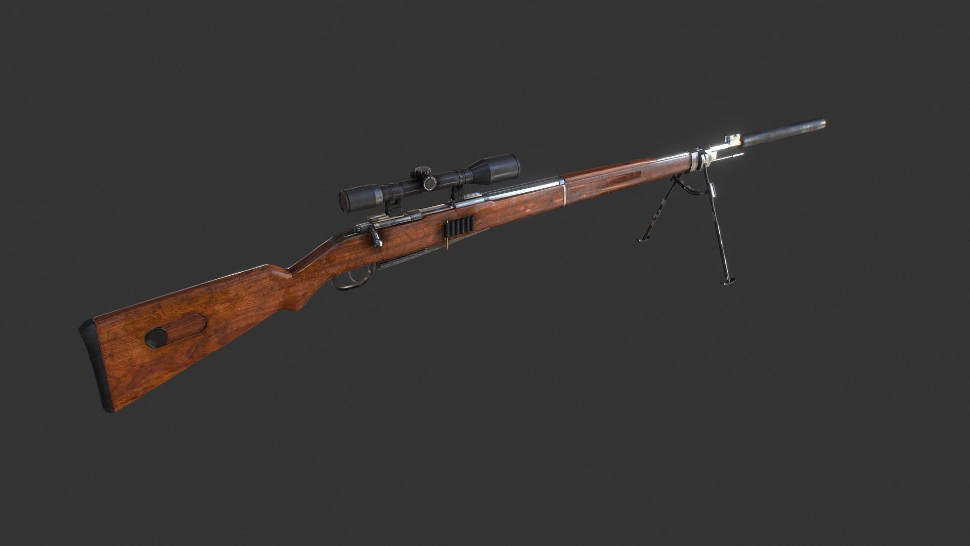 Sniper 3D model | CGTrader