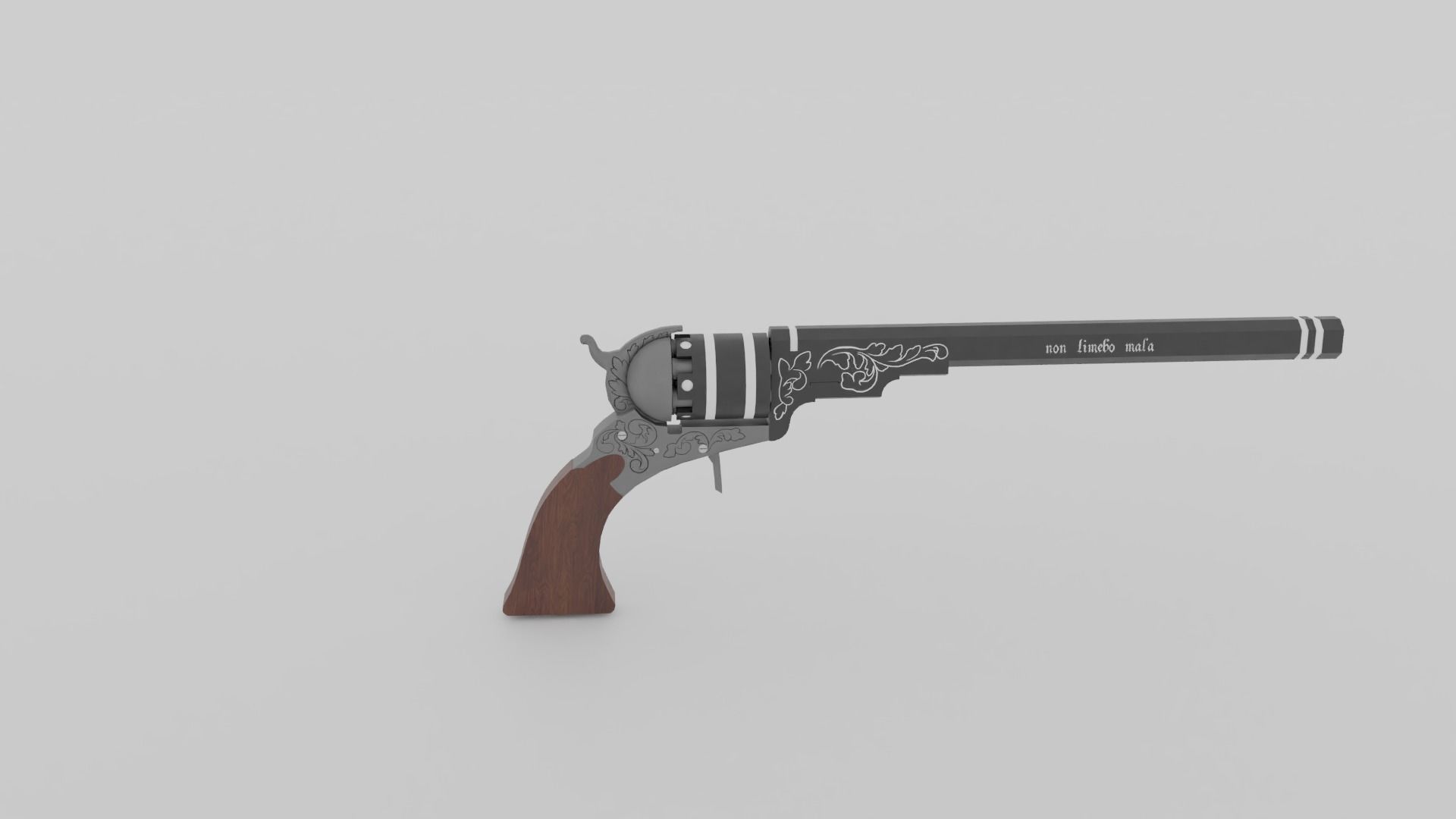 Colt Revolver free 3D model | CGTrader