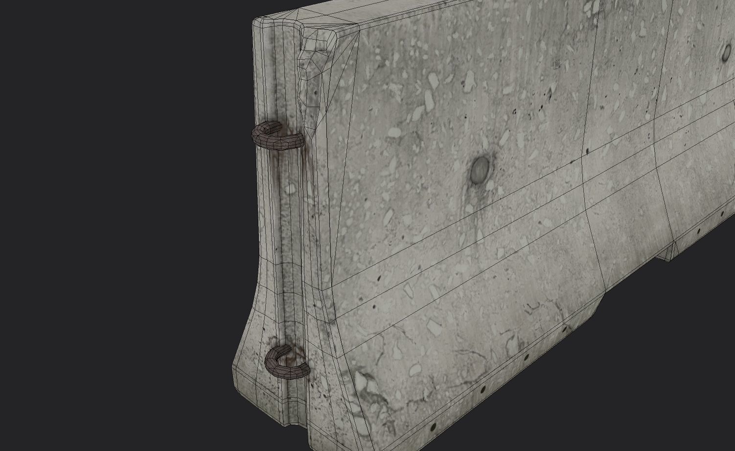 Concrete block free VR / AR / low-poly 3D model | CGTrader