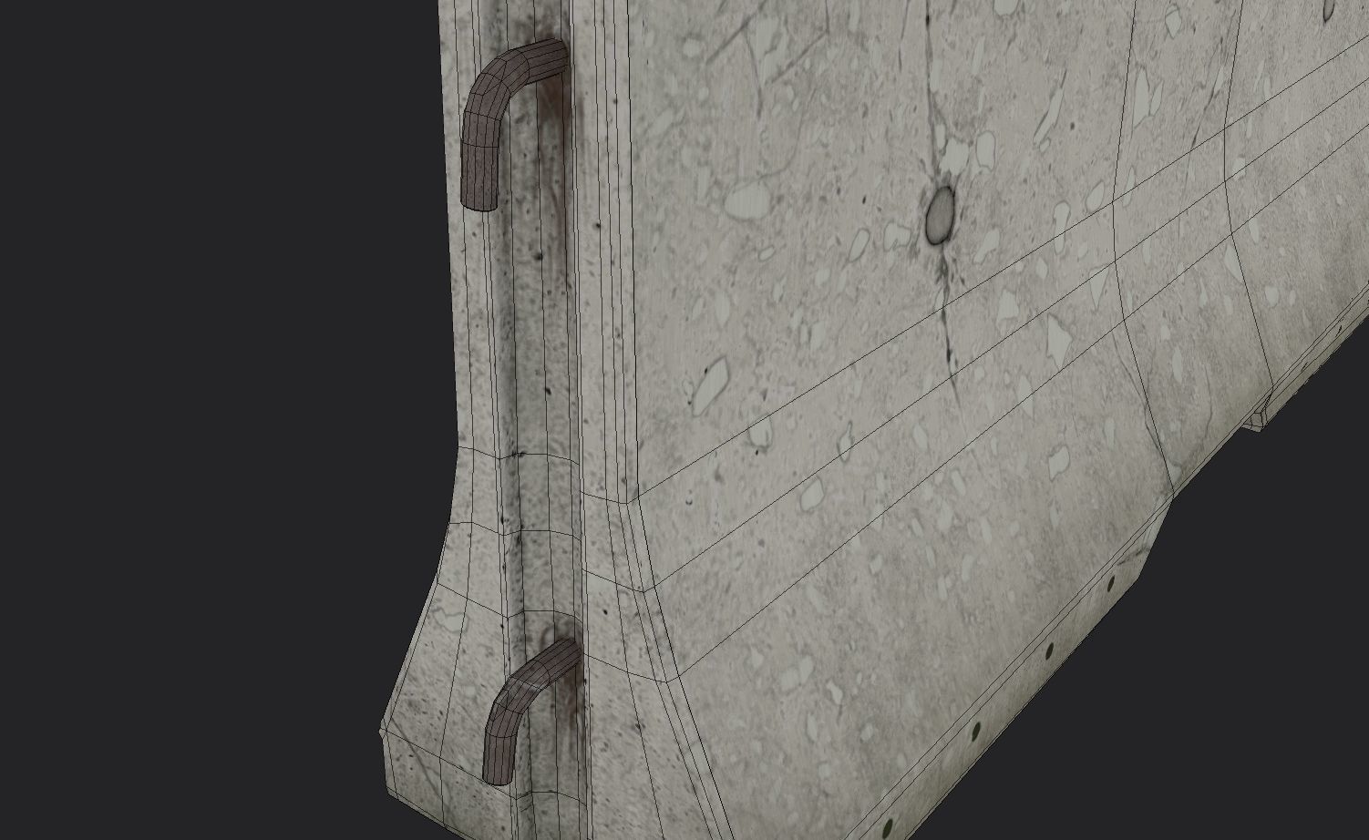 Concrete block free VR / AR / low-poly 3D model | CGTrader