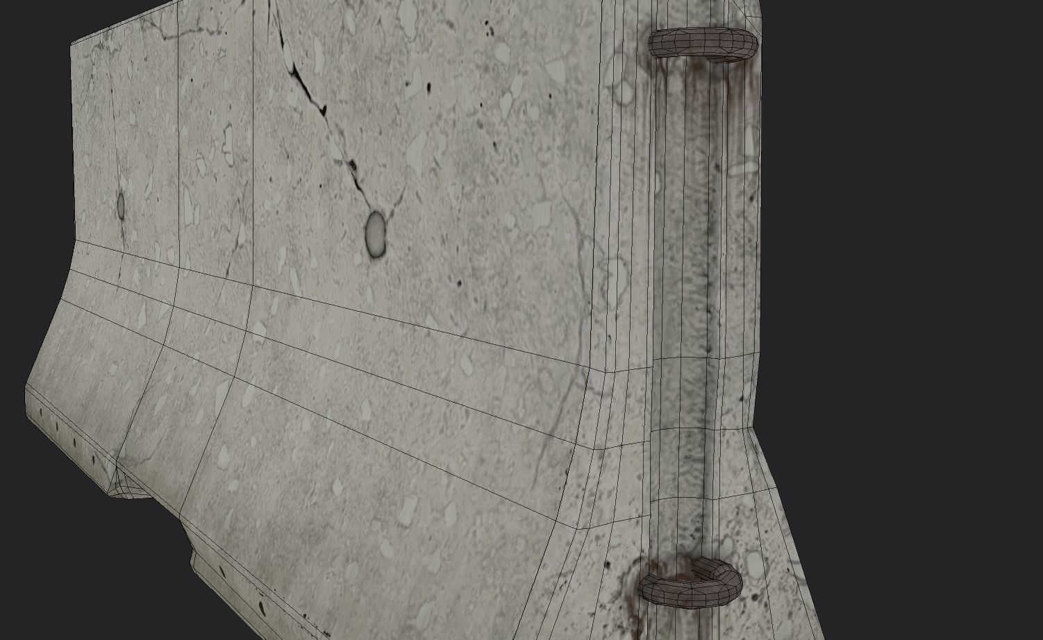 Concrete block free VR / AR / low-poly 3D model | CGTrader