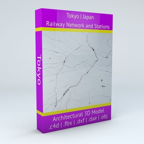 Tokyo Railway System and Stations 3D model | CGTrader
