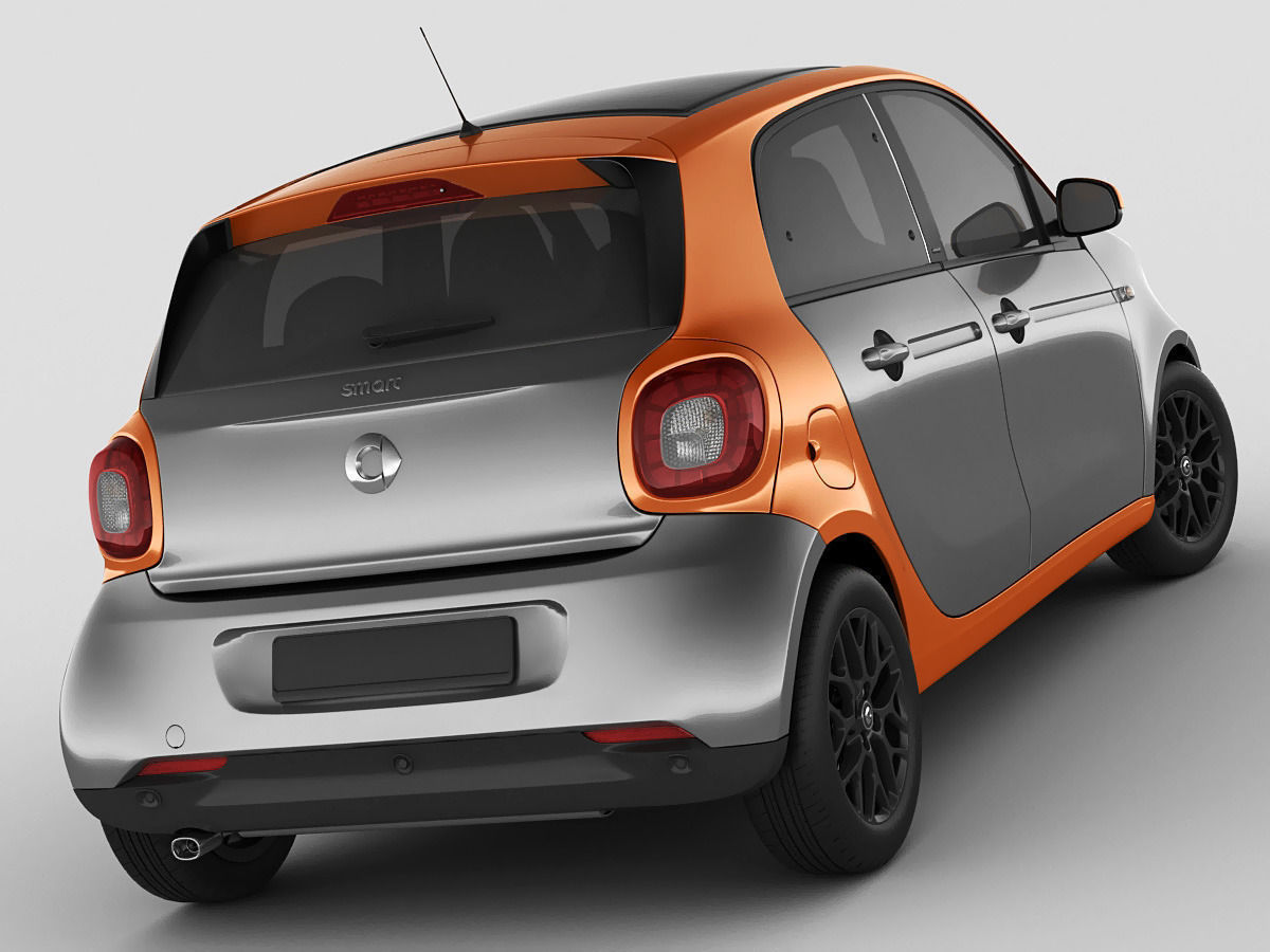 Smart Forfour 2015 3D model | CGTrader