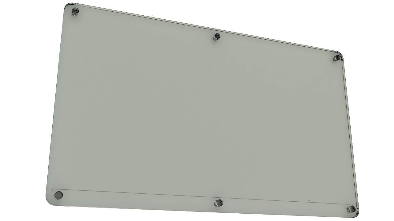 Glass writing board for office 3D model rigged | CGTrader