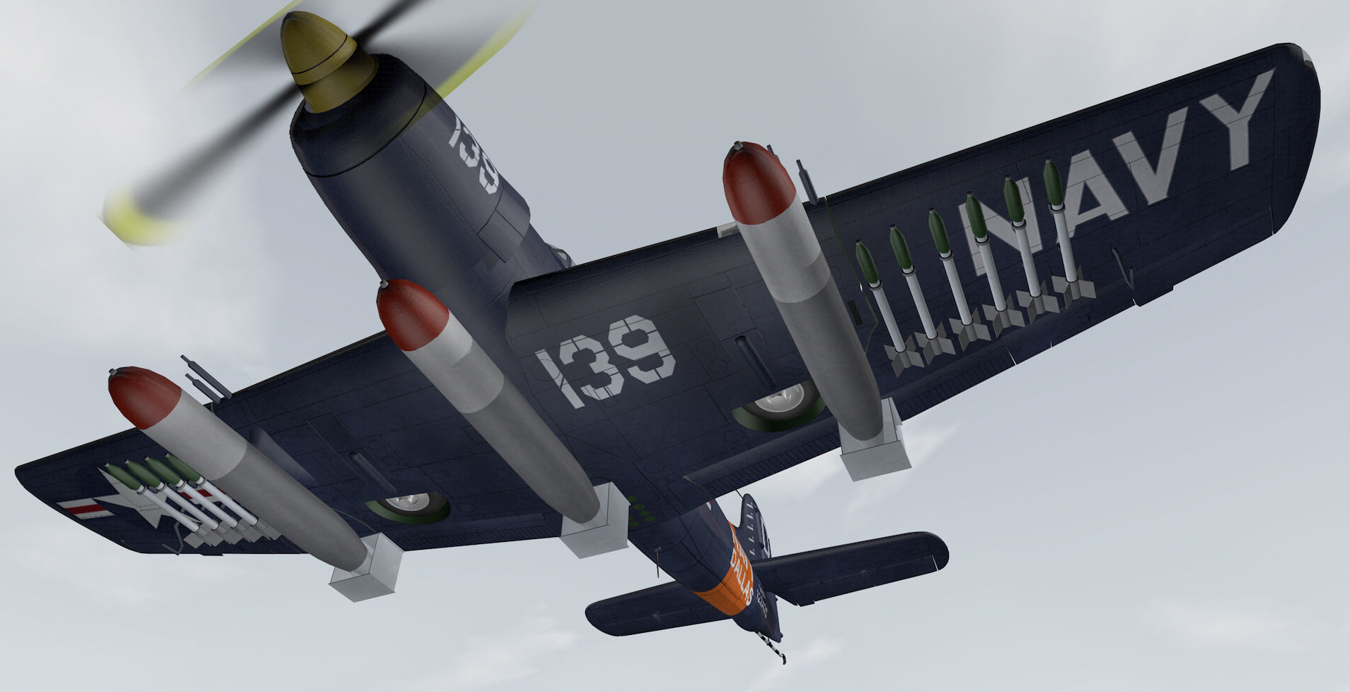 Martin AM-1 Mauler 3D model | CGTrader