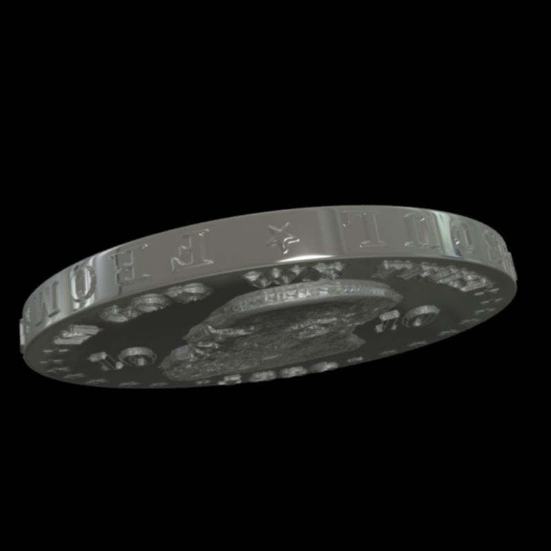 design coin 3 3D model 3D printable | CGTrader