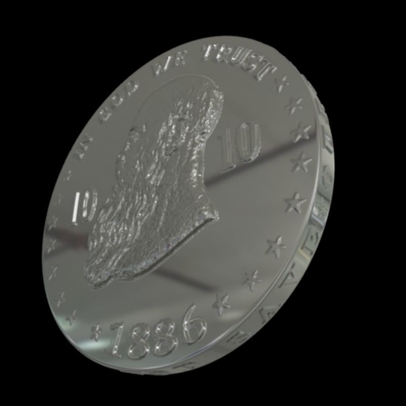 design coin 3 3D model 3D printable | CGTrader