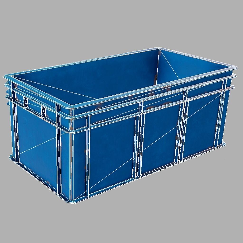 3D model Plastic box PBR Game-Ready VR / AR / low-poly | CGTrader