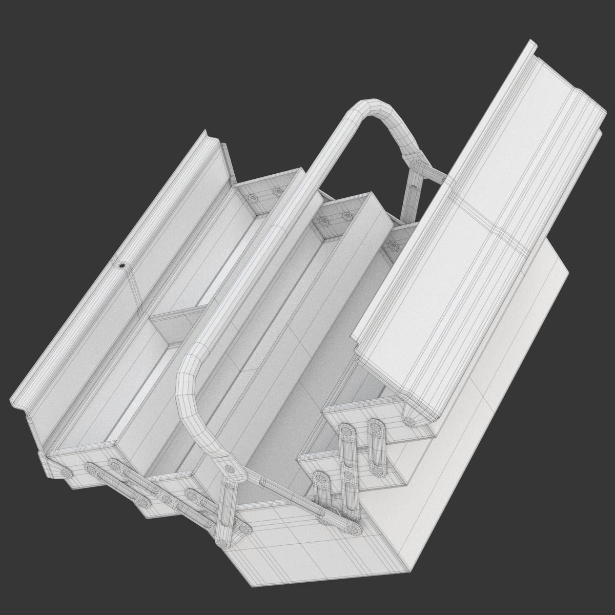 Cantilever Toolbox 3D model rigged | CGTrader