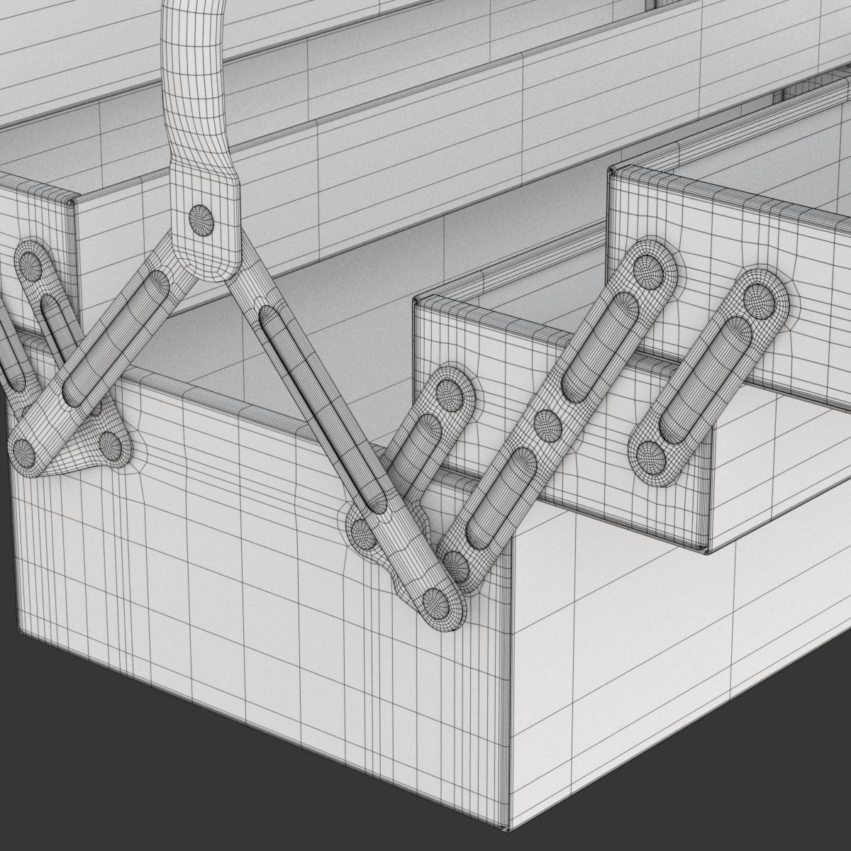 Cantilever Toolbox 3D model rigged | CGTrader