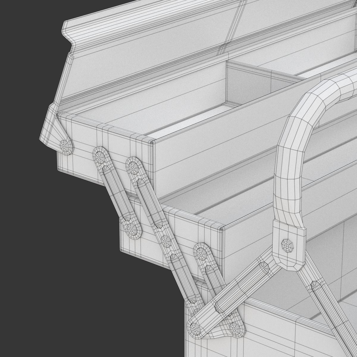 Cantilever Toolbox 3D model rigged | CGTrader