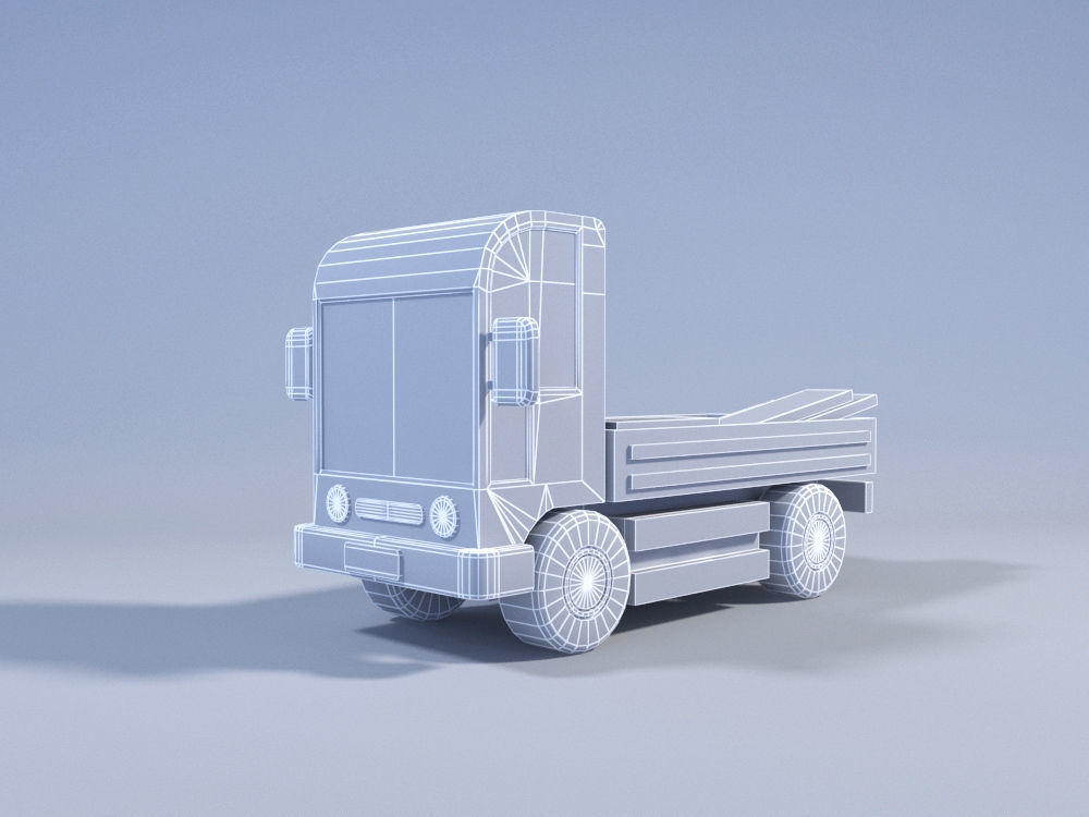 3D model Trucks package 01 VR / AR / low-poly | CGTrader