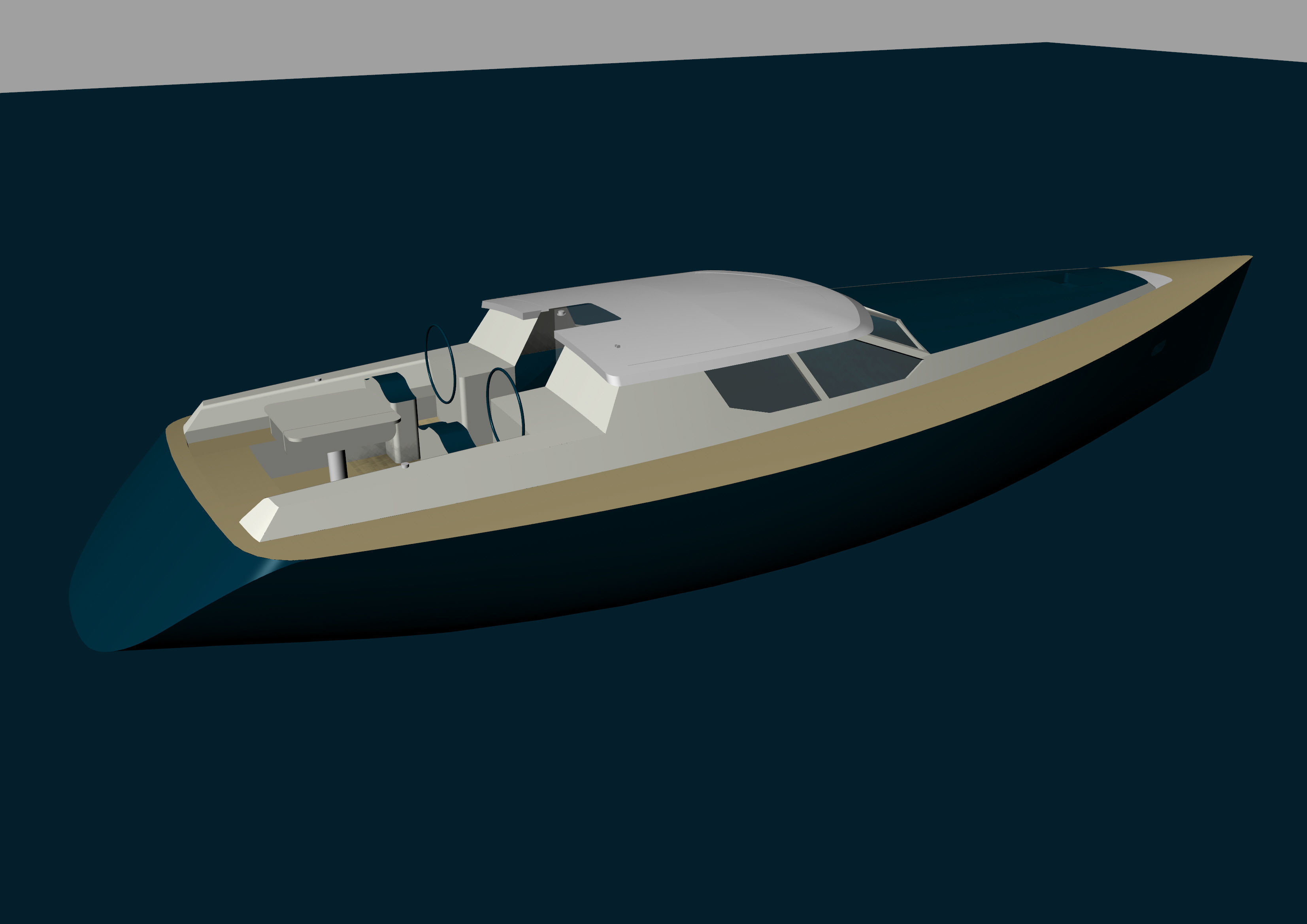 Sailing Yacht 3D model animated rigged | CGTrader