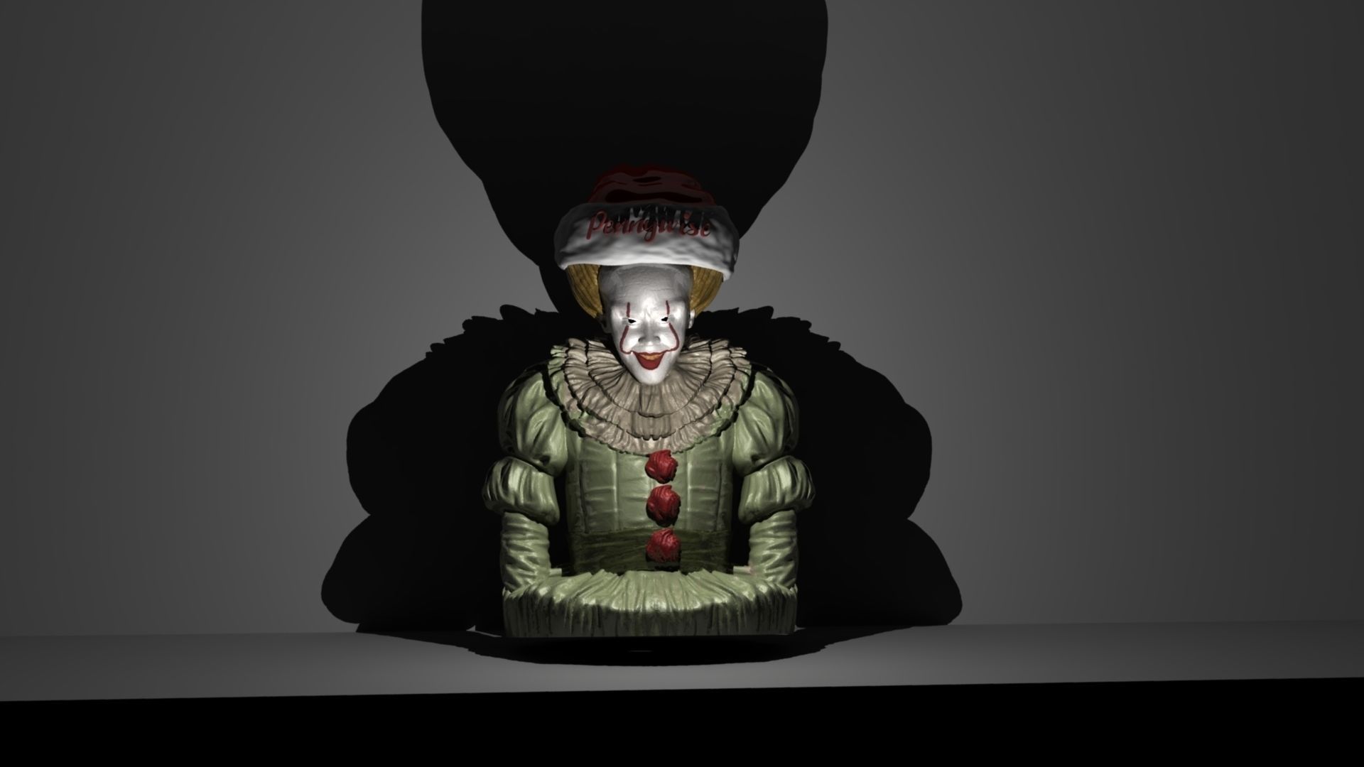 Pennywise Christmas With Presents 3D model 3D printable | CGTrader
