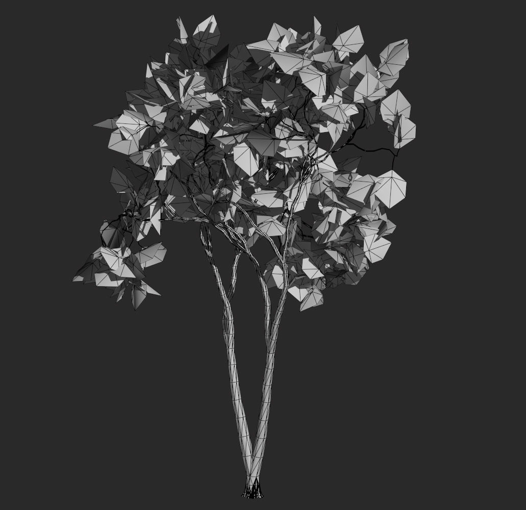 3D model Deciduous tree 3D model VR / AR / low-poly | CGTrader