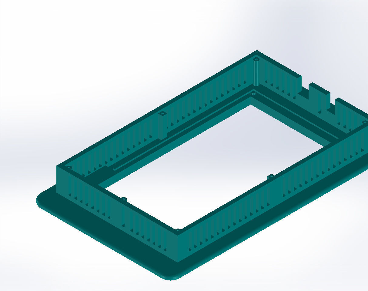 7 tft bezel Arduino mega 3D model 3D printable | CGTrader