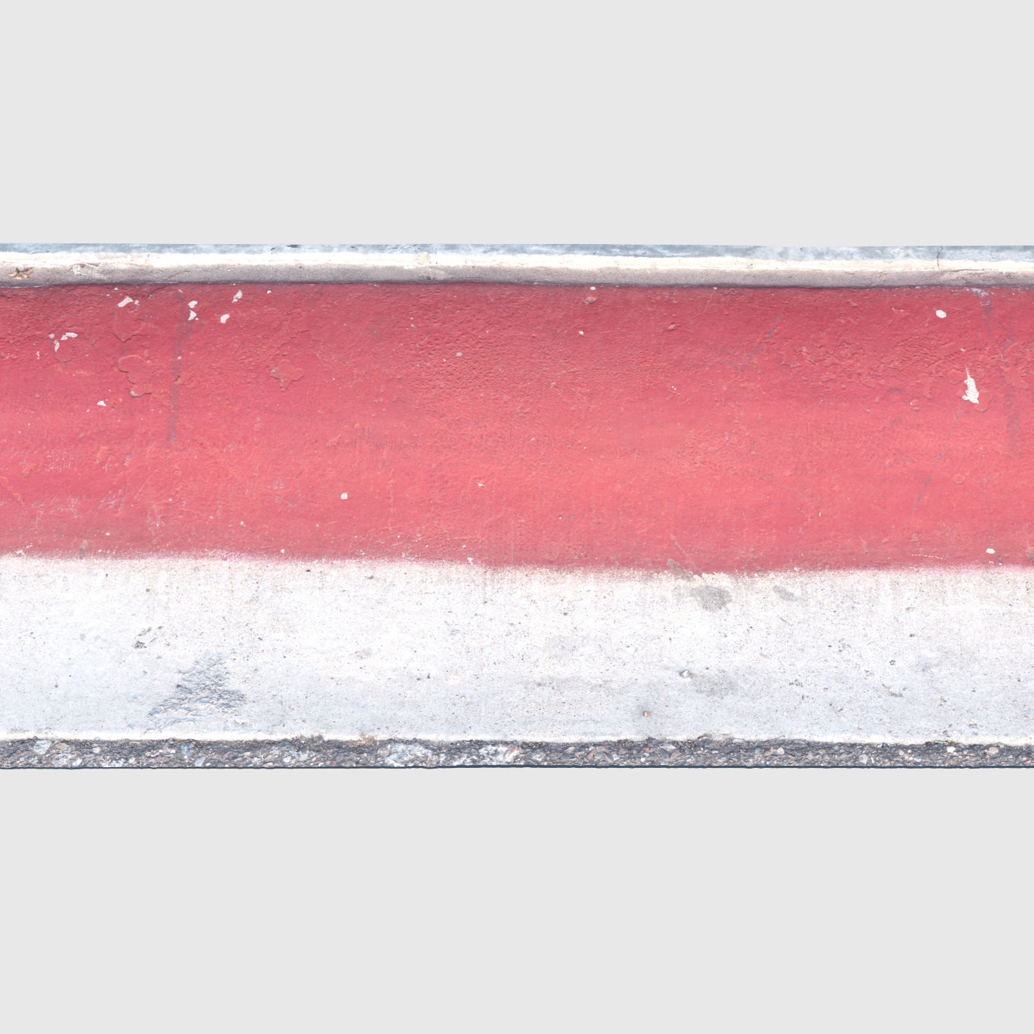Smooth Red Curb 3D model | CGTrader