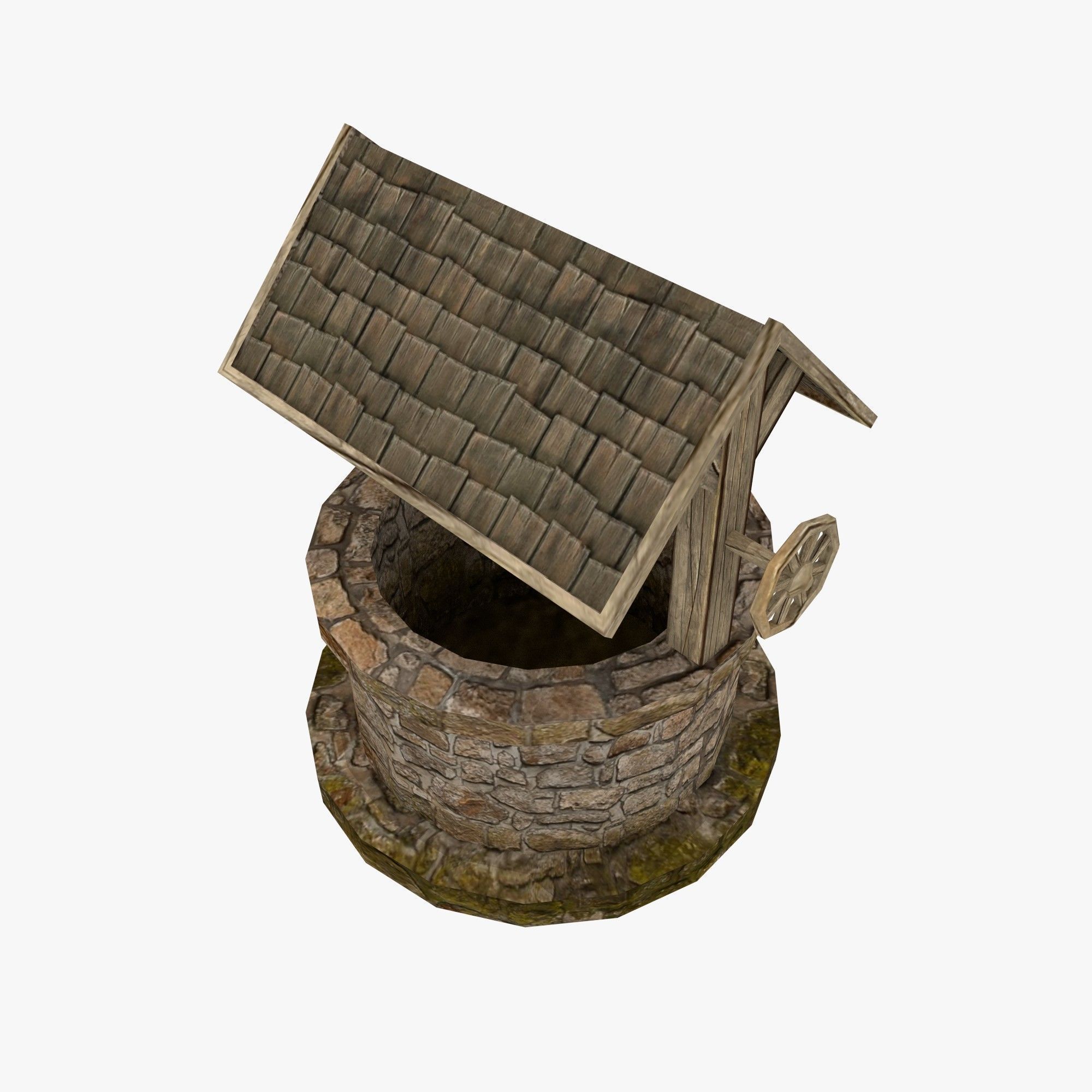 3D model Low poly water well VR / AR / low-poly | CGTrader