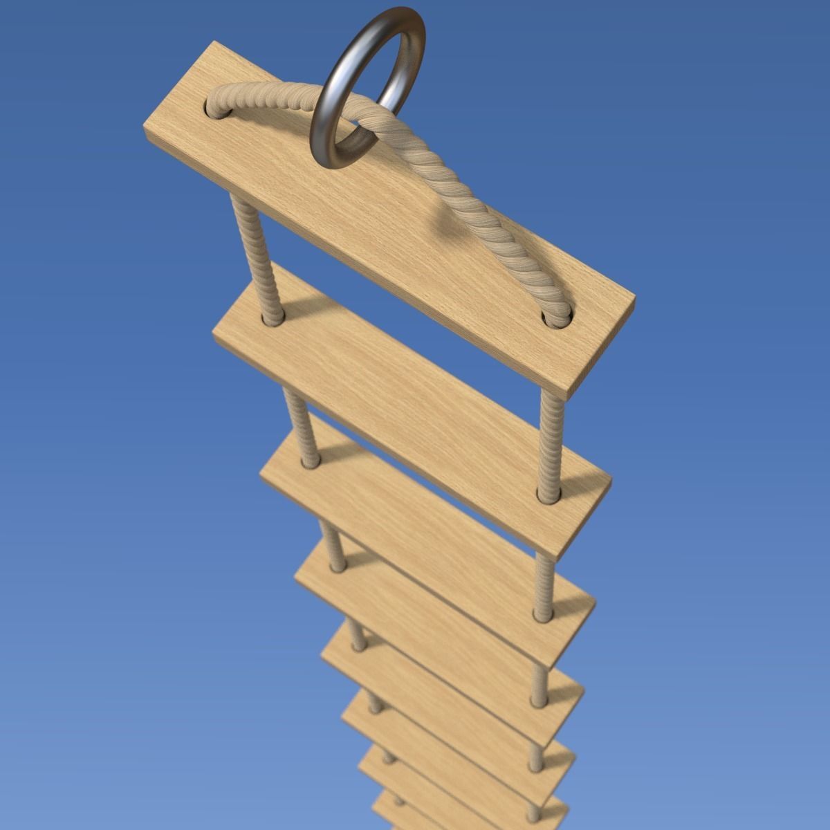Rope Ladder 3D model | CGTrader
