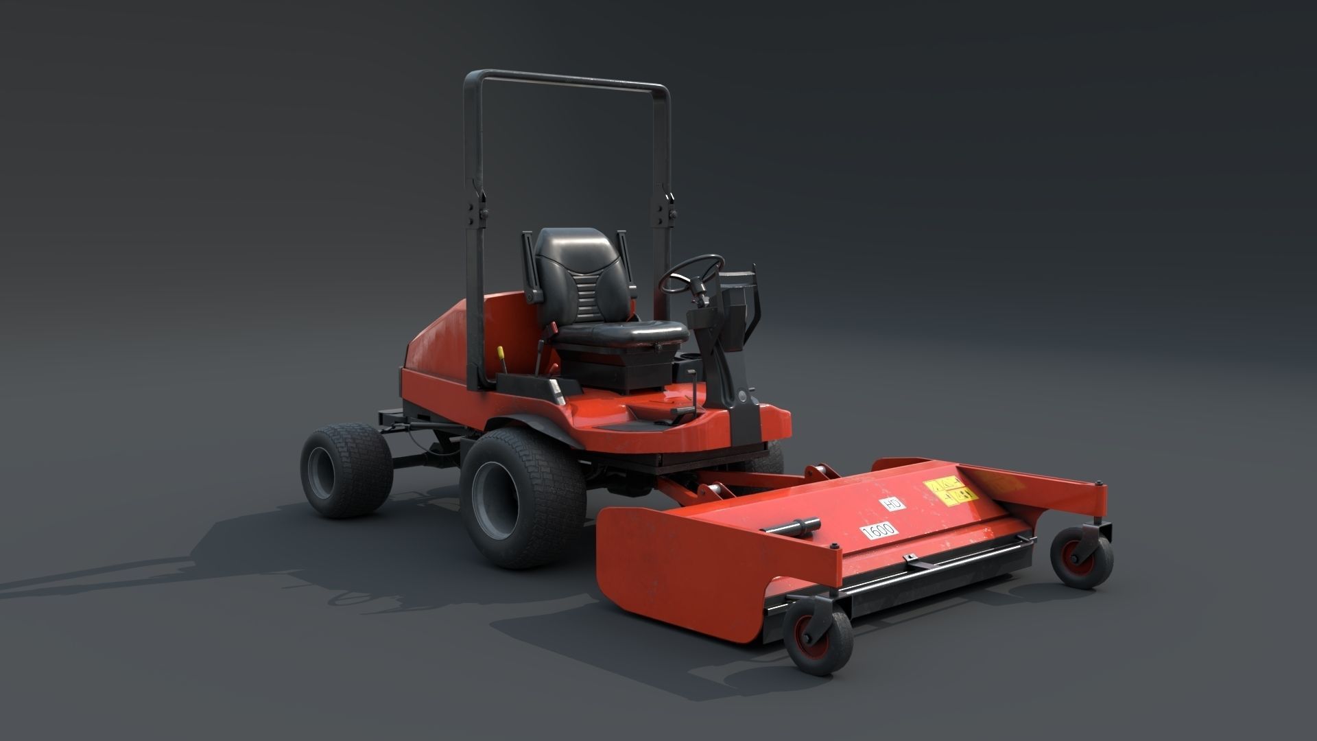 3D model Mower VR / AR / low-poly | CGTrader