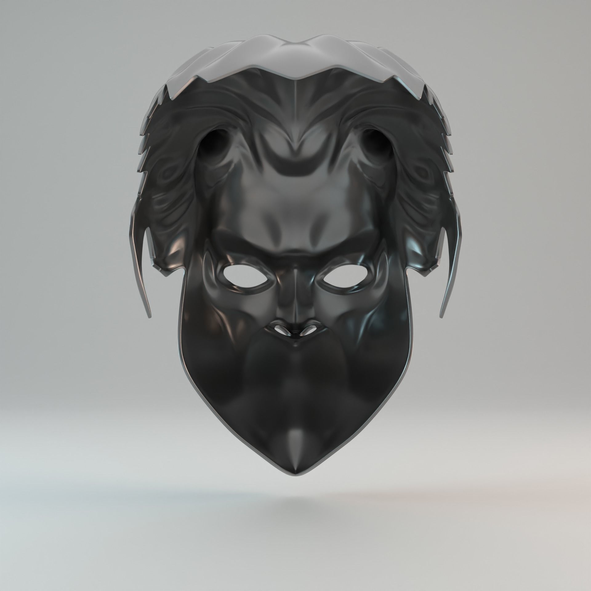 Ghost Nameless Ghoul Mask 3D model 3D printable | CGTrader