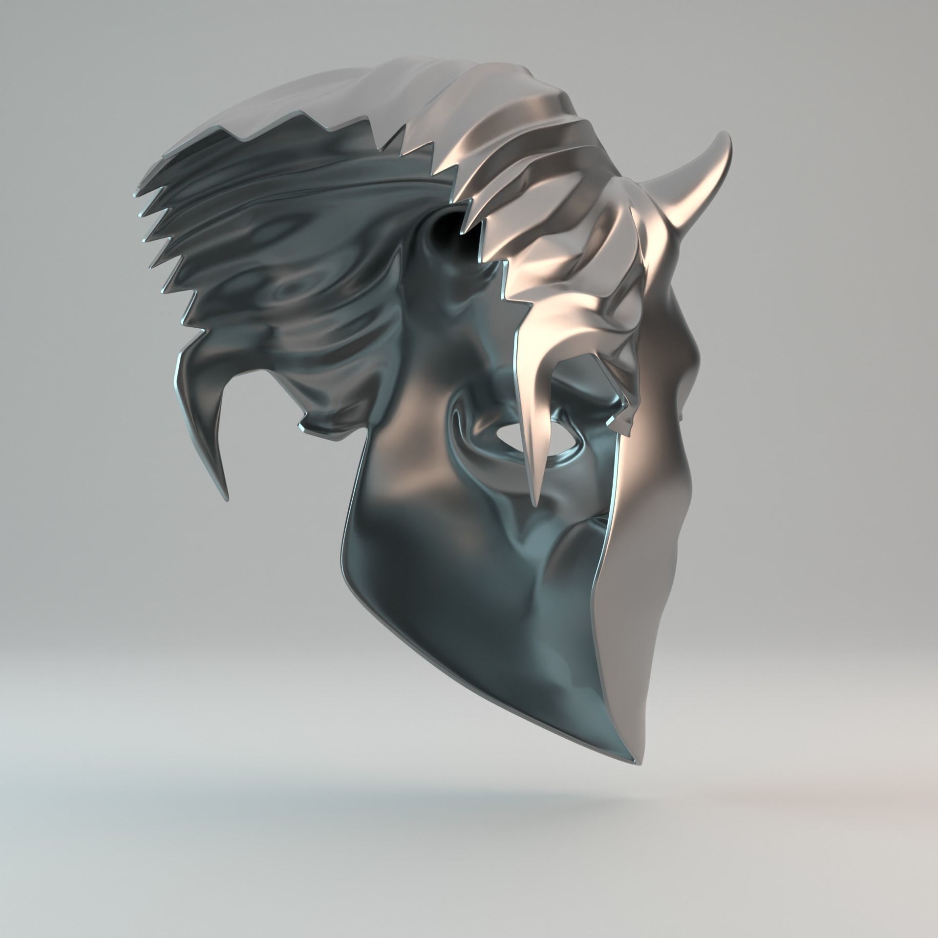 Ghost Nameless Ghoul Mask 3D model 3D printable | CGTrader