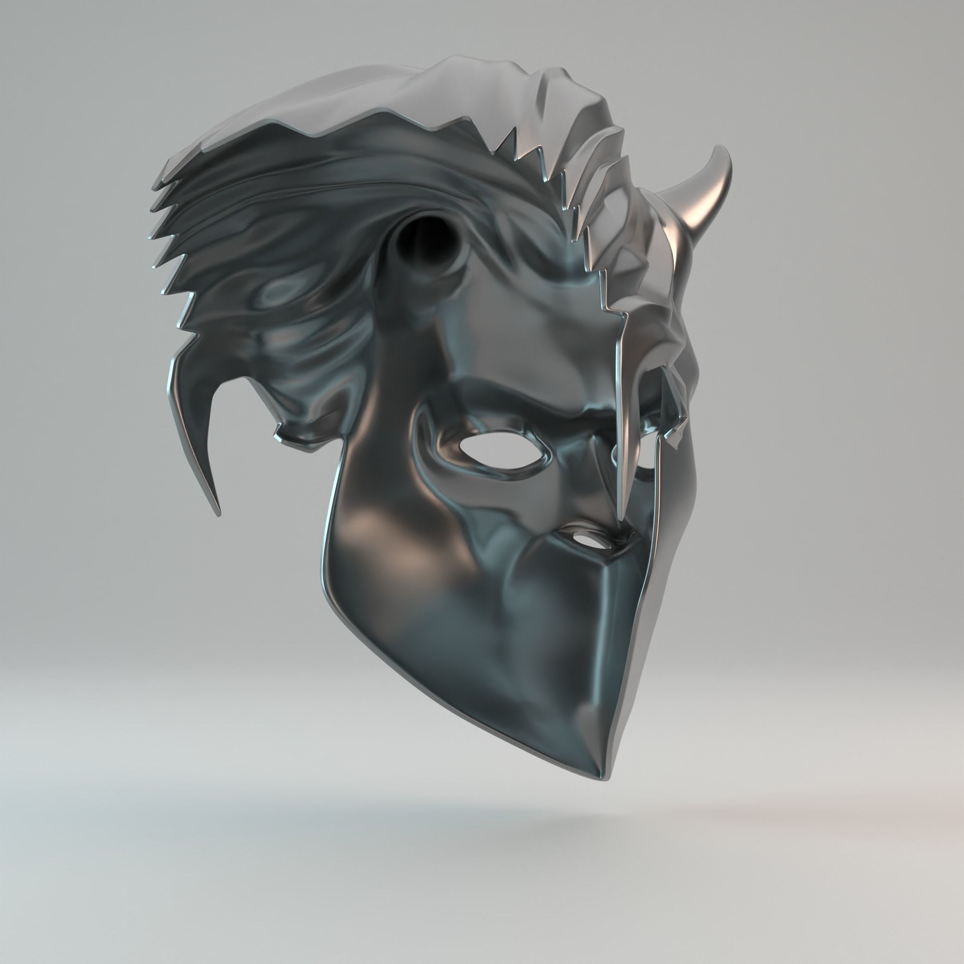 Ghost Nameless Ghoul Mask 3D model 3D printable | CGTrader