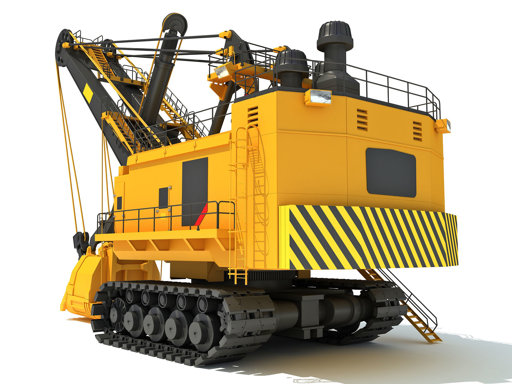 Mining Machinery 3D model | CGTrader