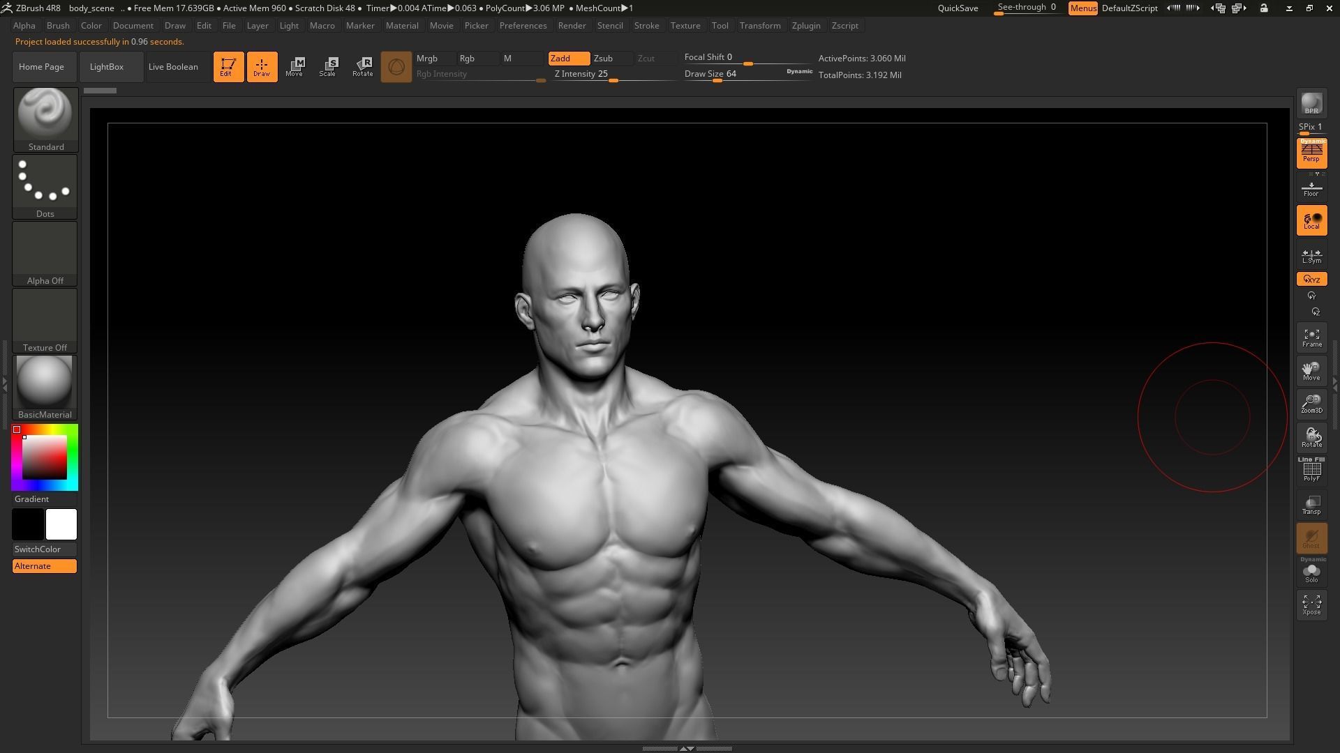 human male white 3D model | CGTrader
