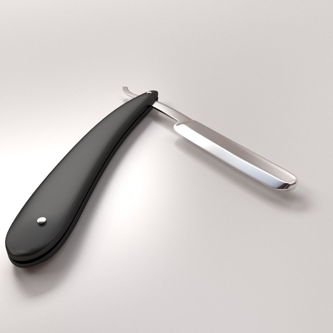 Straight Razor 3D model | CGTrader