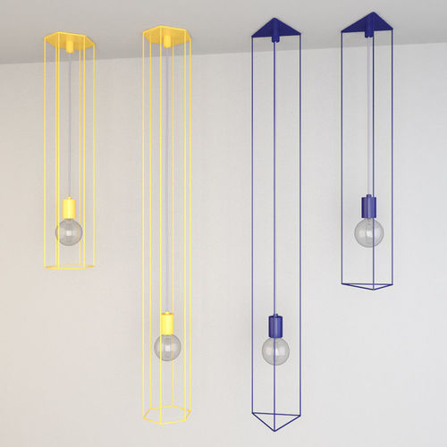 Fild Lines Design Ceiling Lamps 3D model | CGTrader