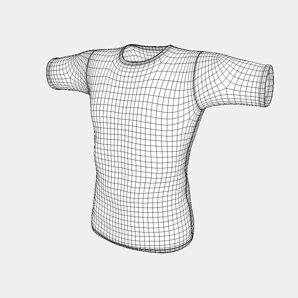 3D model Low Poly PBR T Shirt VR / AR / low-poly | CGTrader
