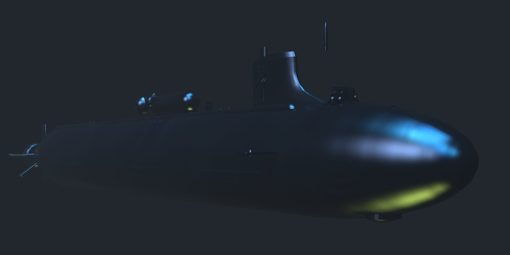 Virginia Class sub model 3D model | CGTrader