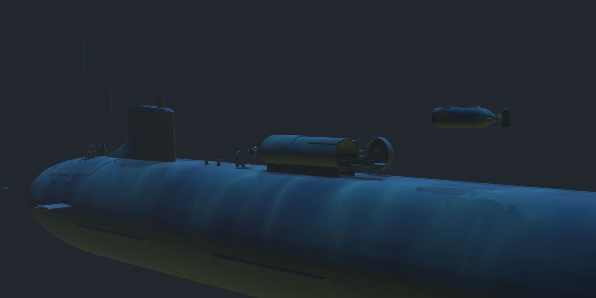 Virginia Class sub model 3D model | CGTrader