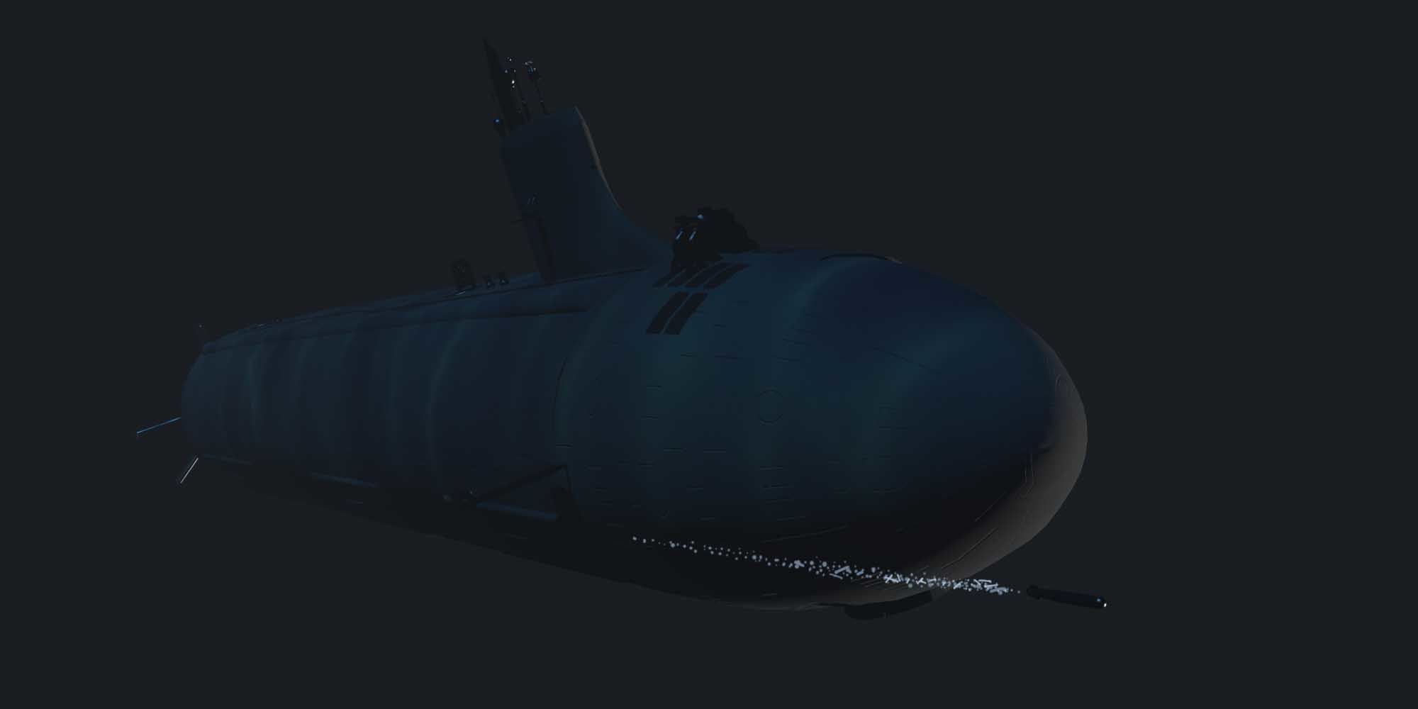 Virginia Class sub model 3D model | CGTrader