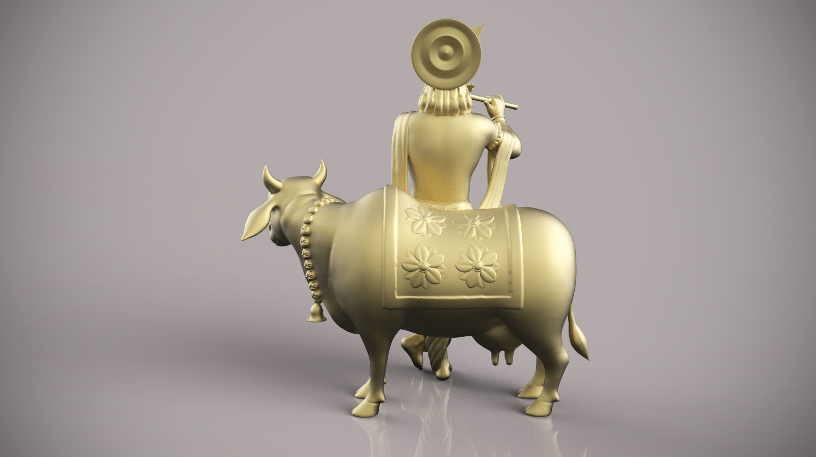 Lord krishna 3D model 3D printable | CGTrader