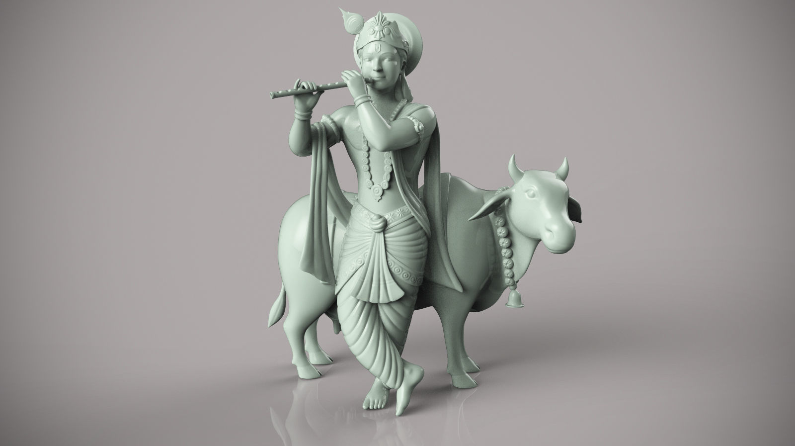 Lord krishna 3D model 3D printable | CGTrader