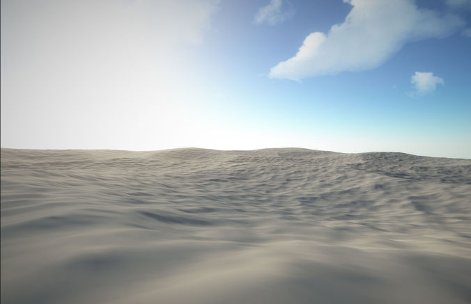 3D model Seamless TerrainScapes - SandDunes VR / AR / low-poly | CGTrader