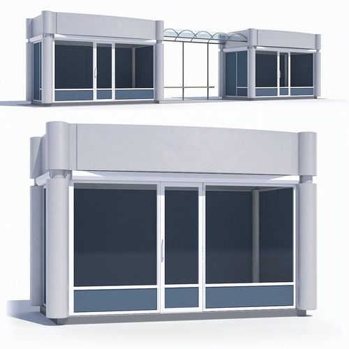 Stop a stall 3D model | CGTrader