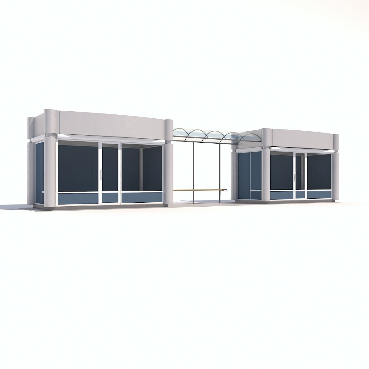 Stop a stall 3D model | CGTrader