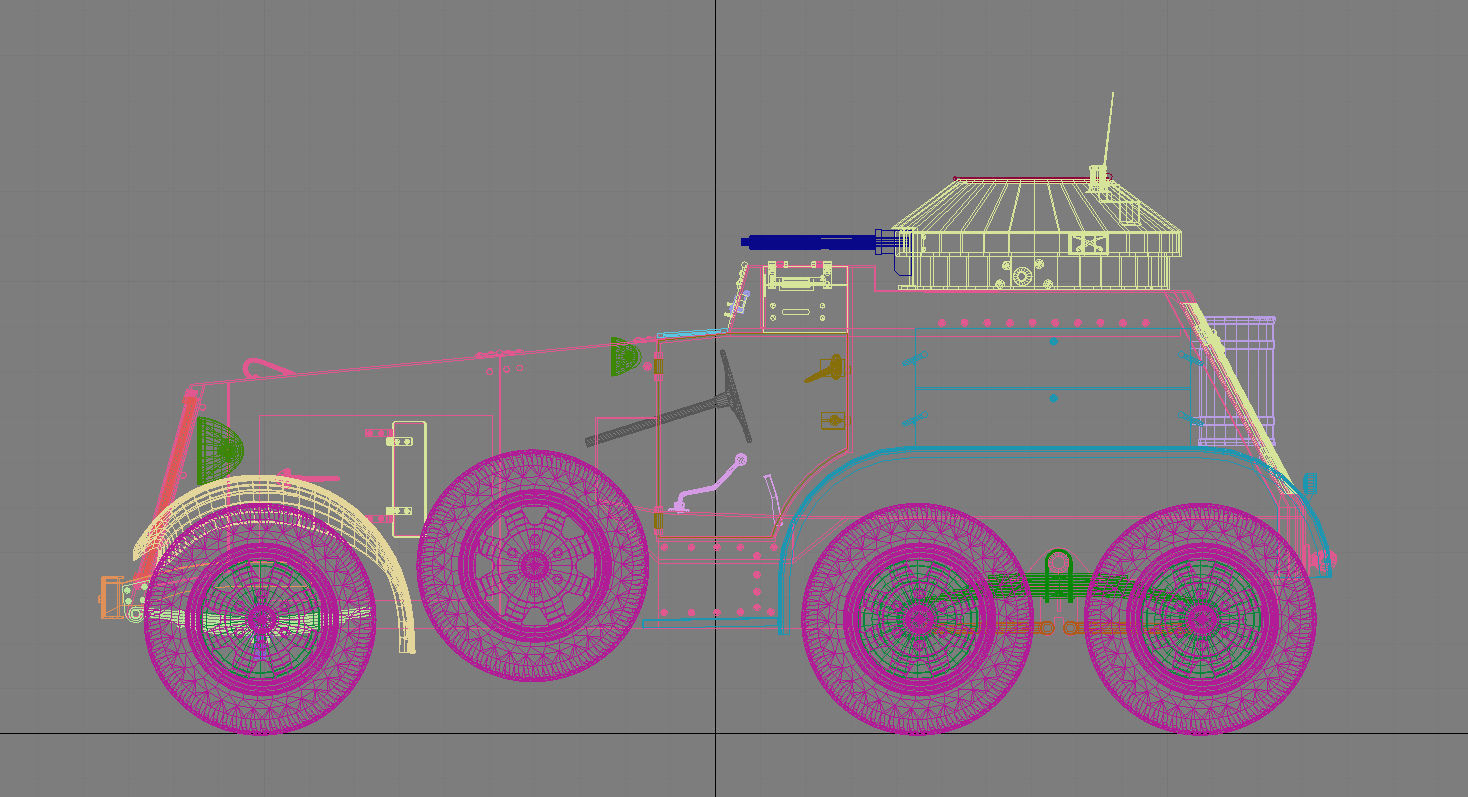 Cunningham combat car M1 USA 1932 3D model | CGTrader