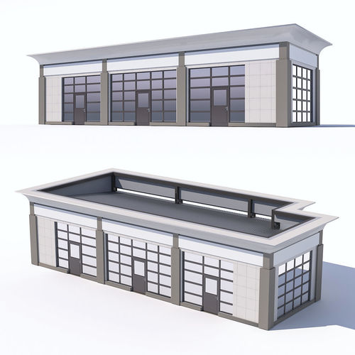 Stop a stall 3D model | CGTrader