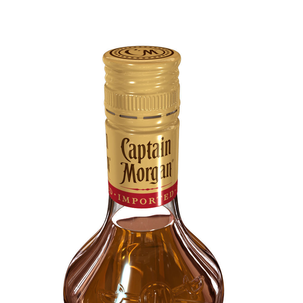 Captain Morgan Bottle Set 3D model | CGTrader