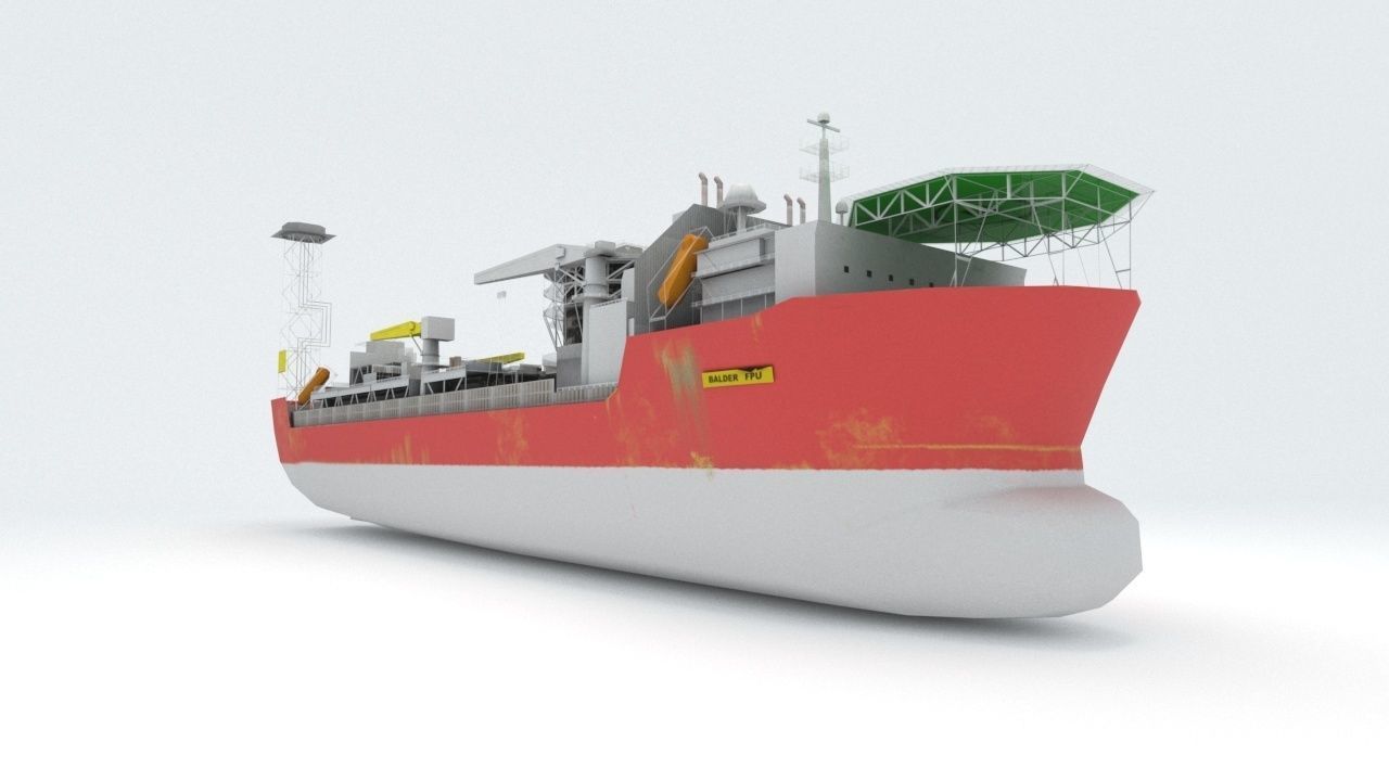 3D model FPSO offshore platform pack VR / AR / low-poly | CGTrader